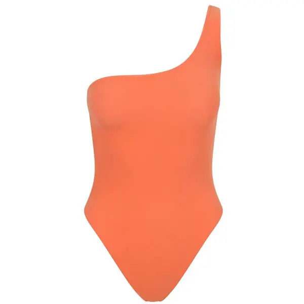 BLAKE SWIMWEAR One Shoulder One-piece Swimsuit - Orange