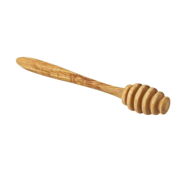 GREYMINT Yaya Olive Wood Honey Drizzler - Brown
