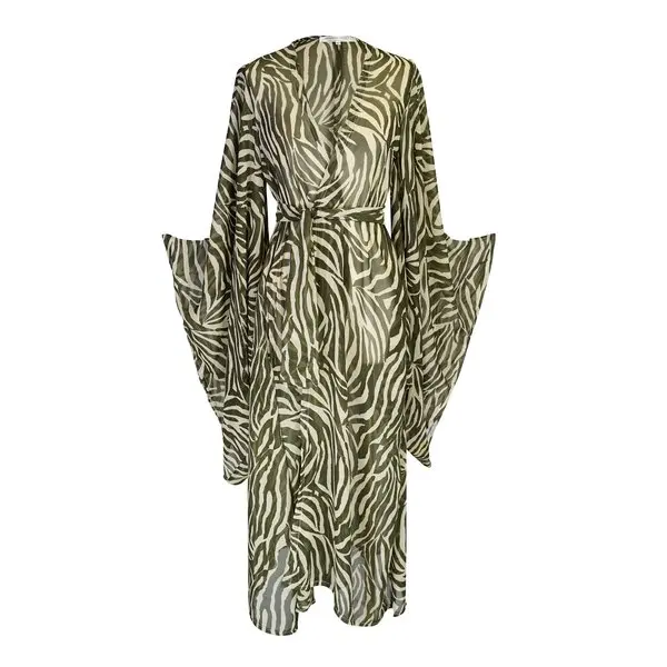 JENNAFER GRACE Zanzibar Kimono - Green