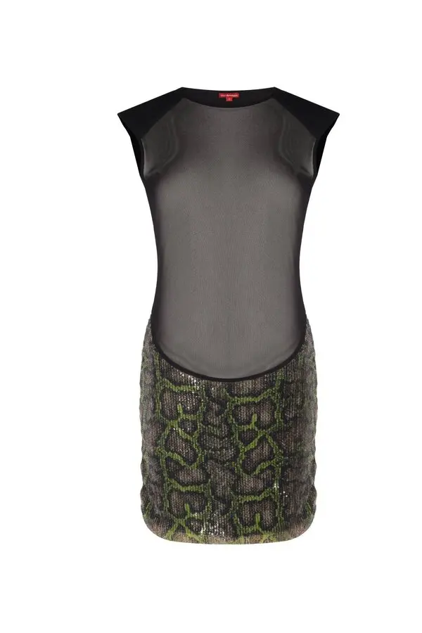 NO'DESIGN Marlene Sheer Mini Dress