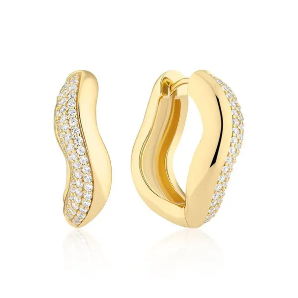 SIF JAKOBS JEWELLERY Glorenza Grande Earrings - Gold