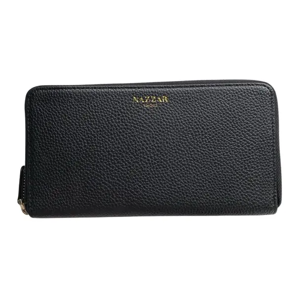 NAZZAR Neutrals / Leather Jewelry Organizer Case - Black