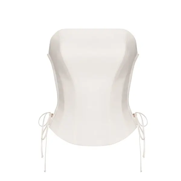ELSAVA Swan Corset - White