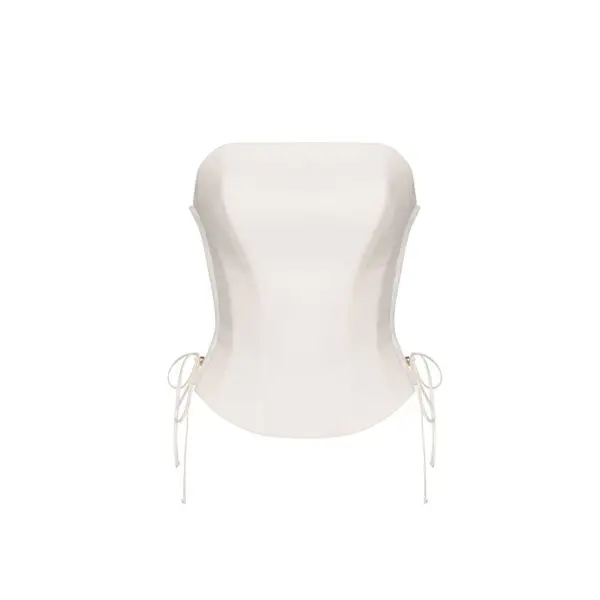 ELSAVA Swan Corset - White