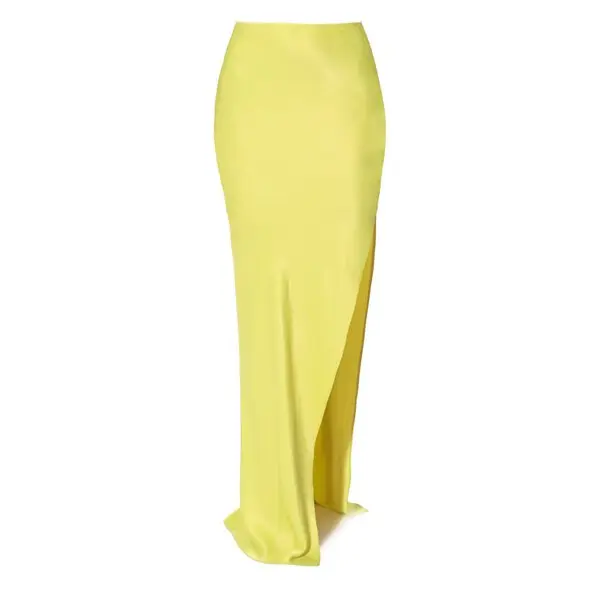 AGGI BY HALEWSKI Maxi Satin Skirt
