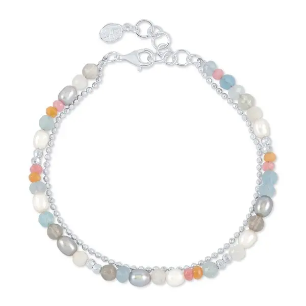 DOWER & HALL Dusk Orissa Sterling Silver Bracelet - Gray