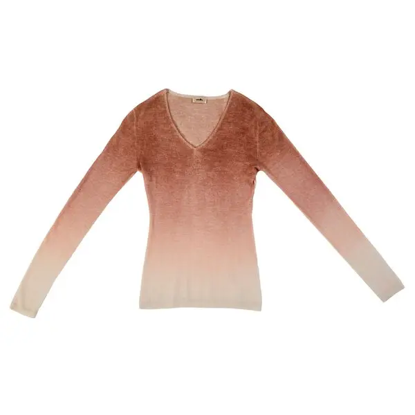 VANILLA&CHOCOLATE V Neck Cashmere Sweater