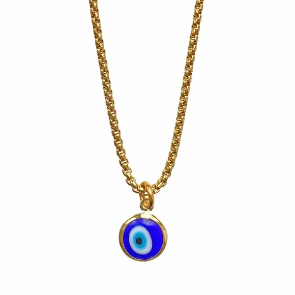 SMILLA BRAV Istanbul Evil Eye Pendant Necklace - Gold