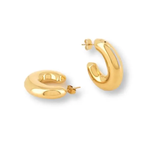 DIVINE ARIA The Serena Chunky Hoops - Gold