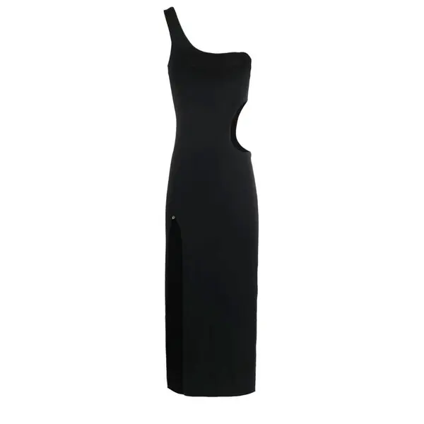 NISSA One-shoulder Cut-out Midi Dress