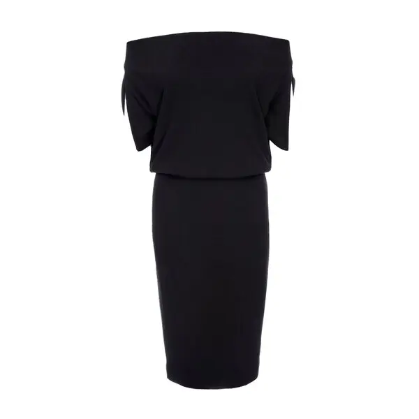 LAHIVE Alexi Off-the-shoulder Knit Midi Dress