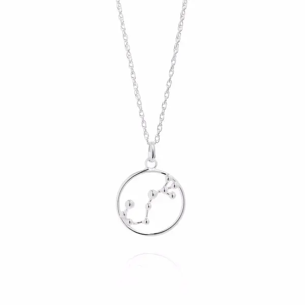 YASMIN EVERLEY JEWELLERY Scorpio Astrology Necklace - Silver