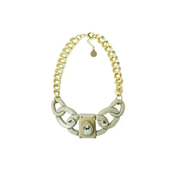 GISSA BICALHO Acrylic Necklace - Yellow
