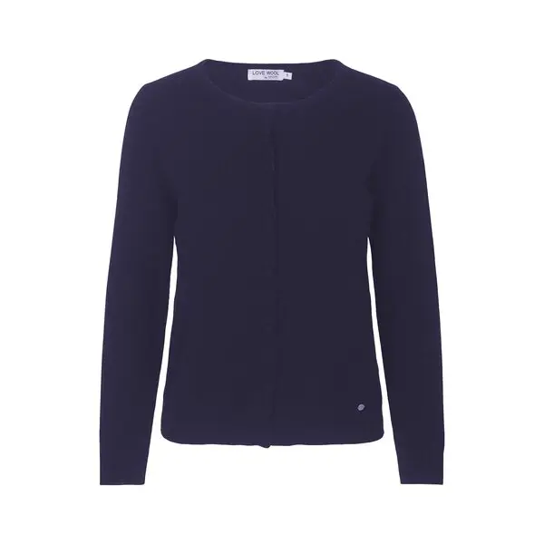 TIRILLM Basic Cashmere Cardigan - Blue
