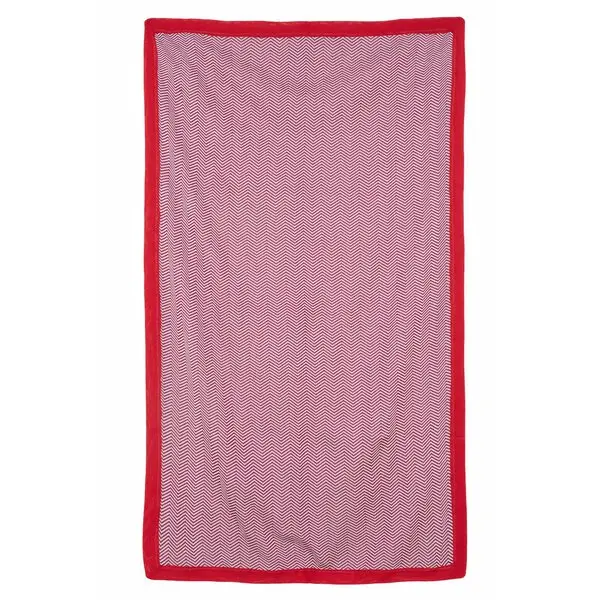 PEPPER VALLY Cotton Beachtowel Illusion Cherry - Red