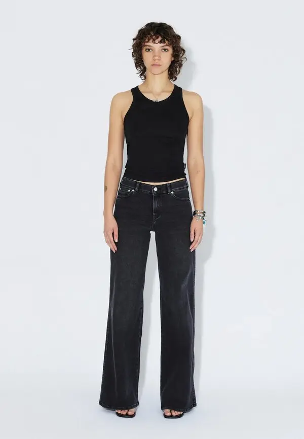 DR. DENIM Zila Mid Wide Leg Jeans