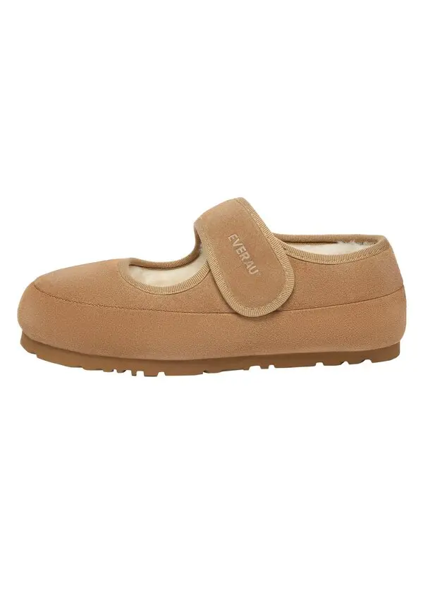 EVERAU AUSTRALIA Adjustable Strap Slippers - Gold