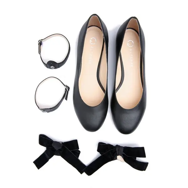 ALTERRE Customizable Ballet Flats - Black