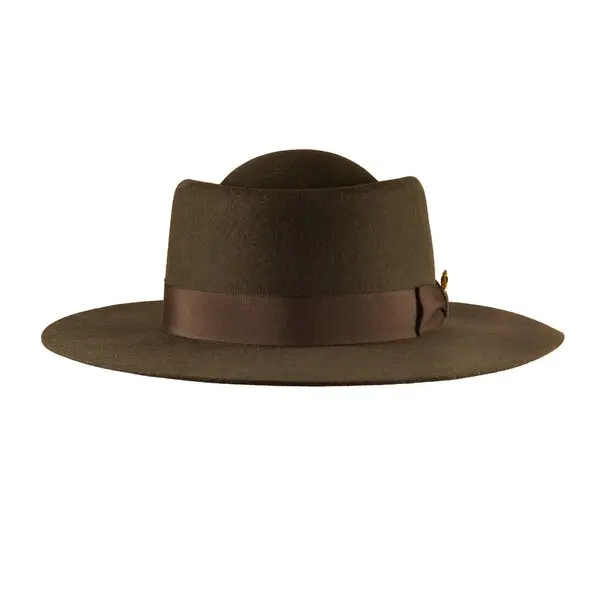 SHADED THE LABEL Carbis Boater Hat - Brown