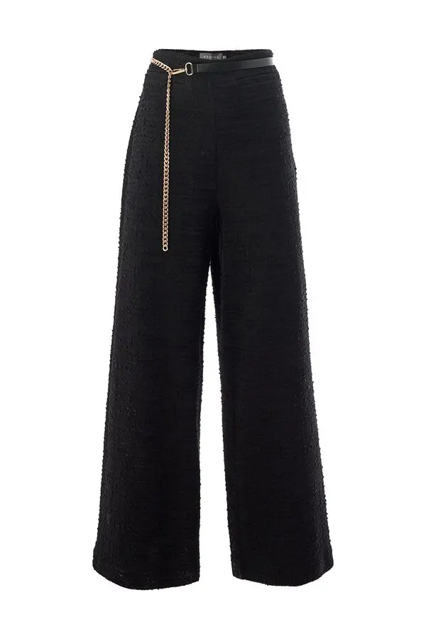 EXQUISE Regular Textured Yamileth Pants