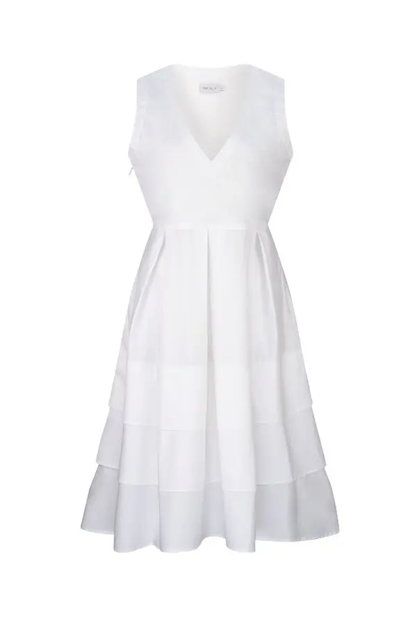 DREF Brisk Pleated Cotton Dress