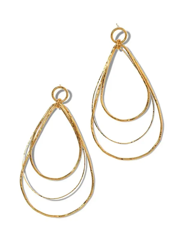 JAREDJAMIN Tereza Tear Dangle Post Earrings - Gold