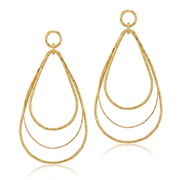 JAREDJAMIN Tereza Tear Dangle Post Earrings - Gold