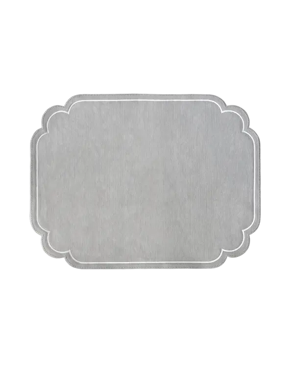Twig New York Lane Set Of Two Placemats Gray - Grey