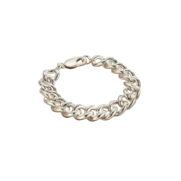 POSH TOTTY DESIGNS Heavy Curb Chain Link Bracelet - Silver