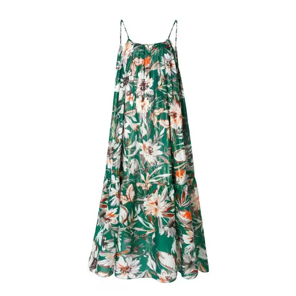 AGGI BY HALEWSKI Lea Summer Bouquet Maxi Dress