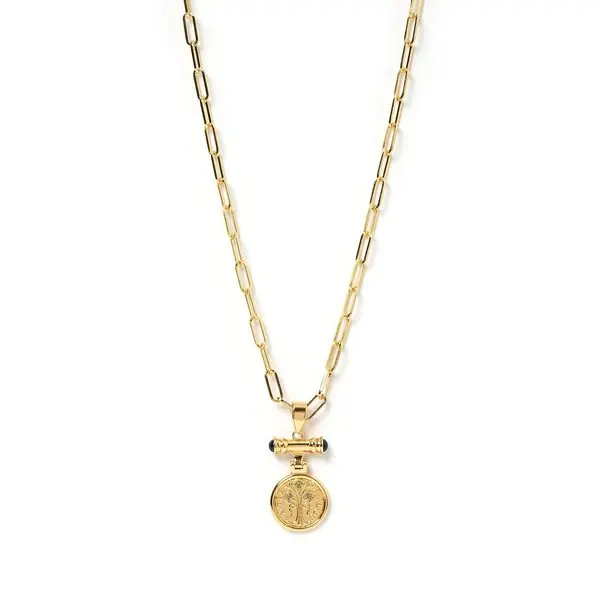 ARMS OF EVE Adoro Fob Charm Necklace - Gold