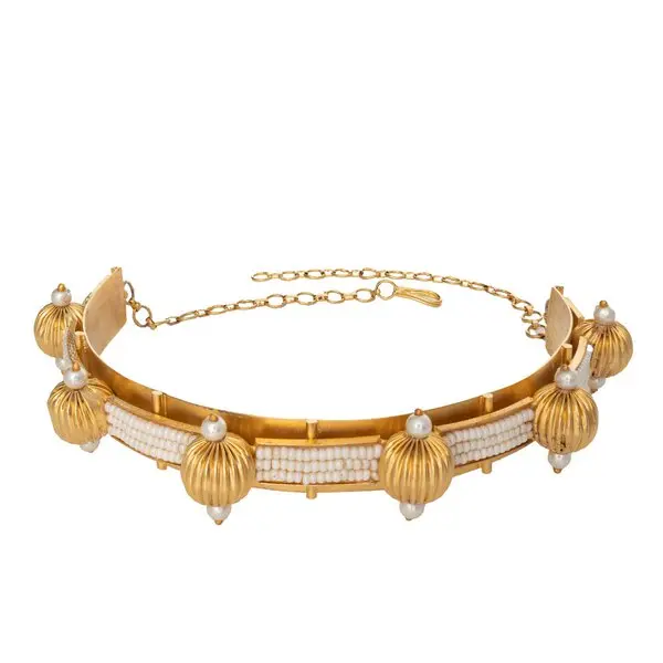 MERAKI BY RASHMI BAJAJ Faustina Choker Necklace - Gold