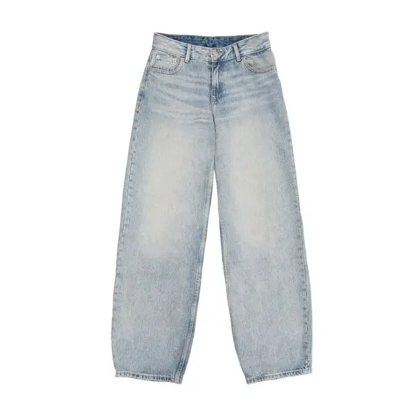 DR. DENIM Hill Low Wide Leg Jeans - Blue