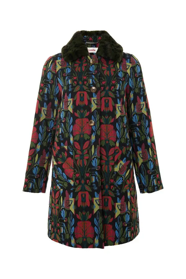 LOUCHE Dryden Folk Jacquard Coat