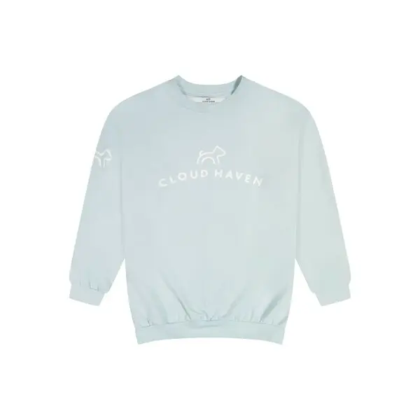 CLOUD HAVEN Boyfriend Logo Sweatshirt