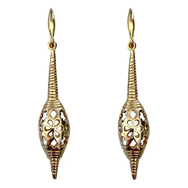 IN CAUDA VENENUM Callisto Dangle Earrings - Gold