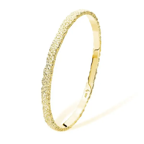 LUCY QUARTERMAINE Hula Bangle In Vermeil - Gold