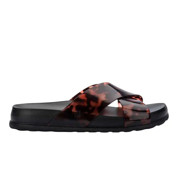 Melissa Cozy Slide Ii Tortoise - Black