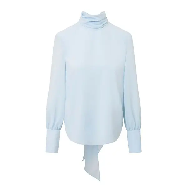 CENTRE PIECE Scarf-tie Neck Blouse