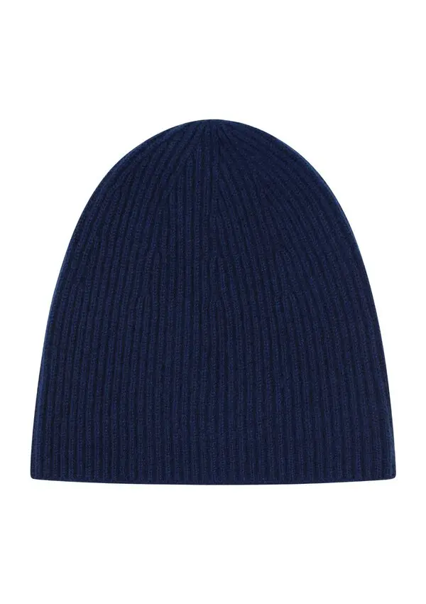 LOOP CASHMERE Cashmere Beanie - Blue