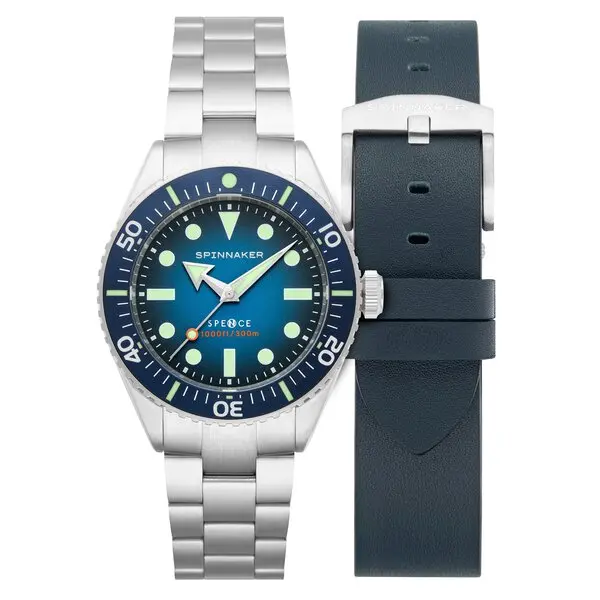 SPINNAKER Japanese Automatic Diver Watch - Blue