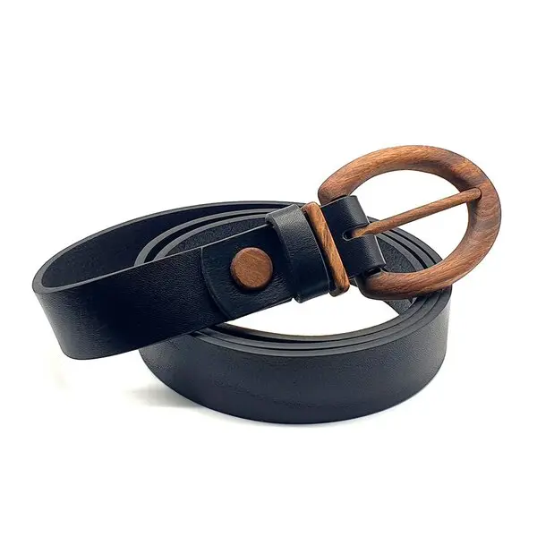 WOOD BELT Banff Care 306 Biodegradable Belt - Black