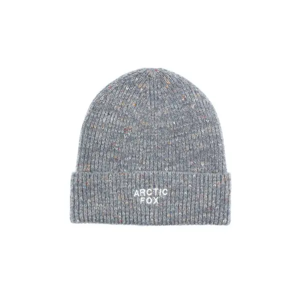 ARCTIC FOX & CO. Embroidered Logo Beanie - Grey