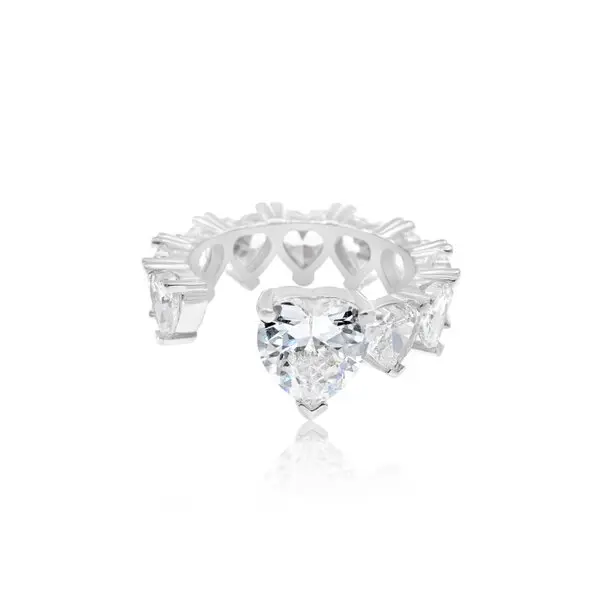 SHYMI Statement Heart Band - Silver