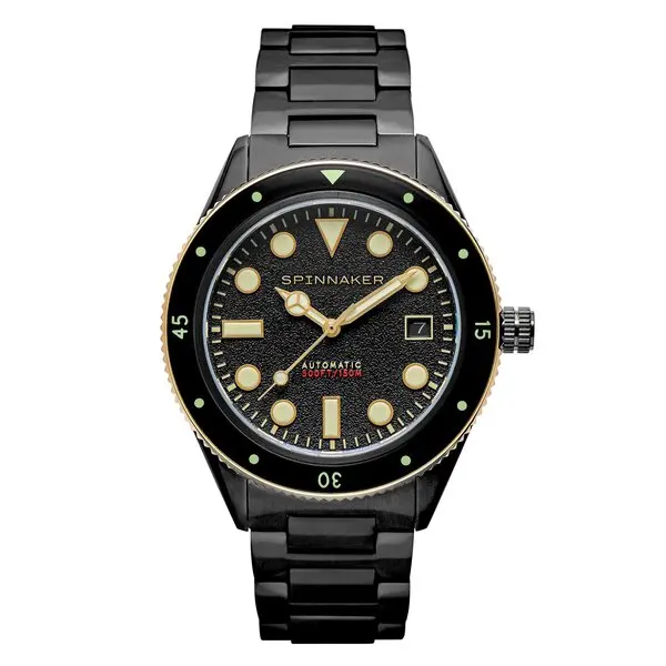 SPINNAKER Cahill Automatic Diver Watch - Black