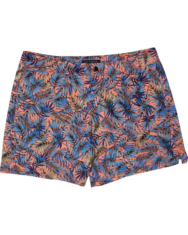 LORDS OF HARLECH Printed Swim Shorts - Red