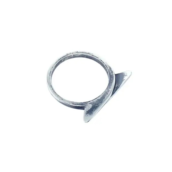 TG-JEWELLERY BY TAMARA GERVASIO Sterling Silver Two-way Ring - Silver/black