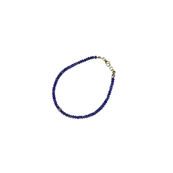 URBANE JEWELRY STUDIO Micro Lapis Lazuli Bracelet - Blue