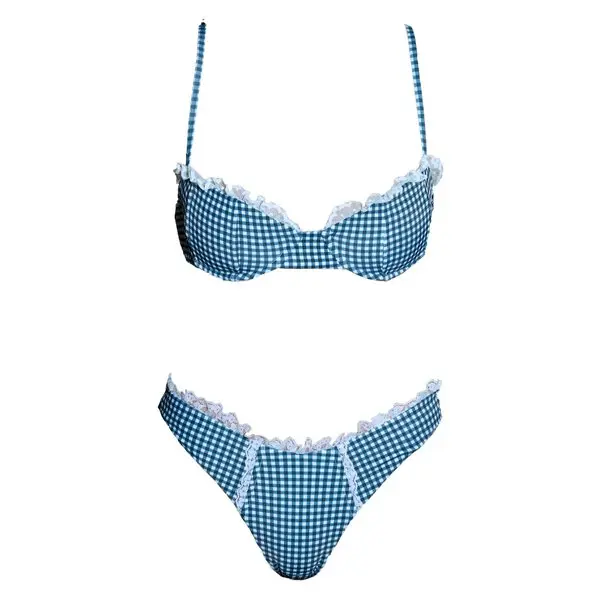 FARAH LINA The Blair Bikini Set - Blue/white