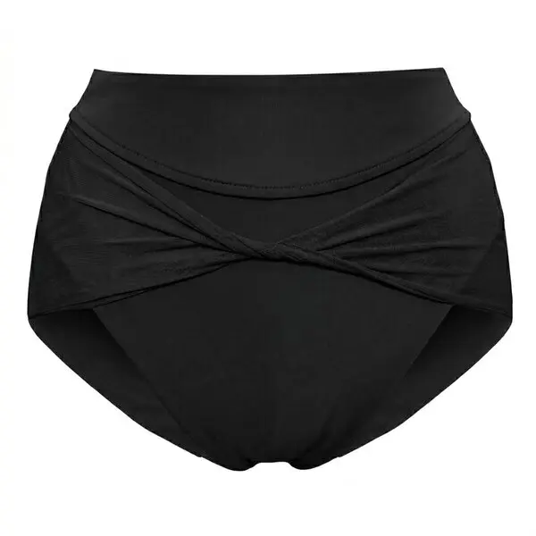 SEROTONE SWIM High Cut Twist Bottoms - Black